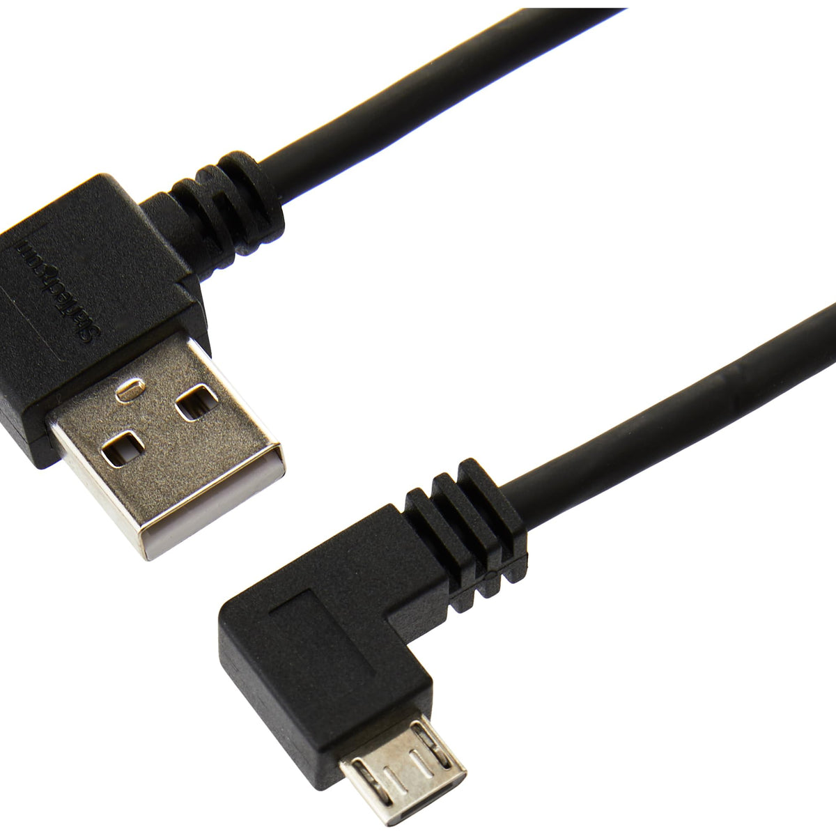 Startech.Com 2M 6 Ft Micro Usb Cable With Right Angled Connectors M/M ...