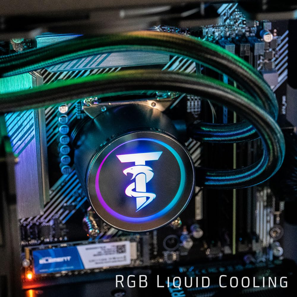 ViprTech Ghost 3.0 Liquid-Cooled PC - AMD Ryzen 5 5600X (4.6Ghz Turbo ...