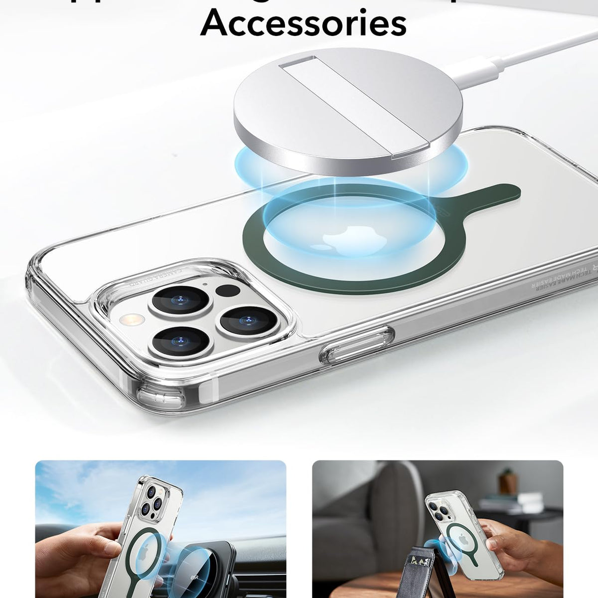 Esr Magnetic Ring 360 (Halolock), Compatible With Magsafe Ring ...