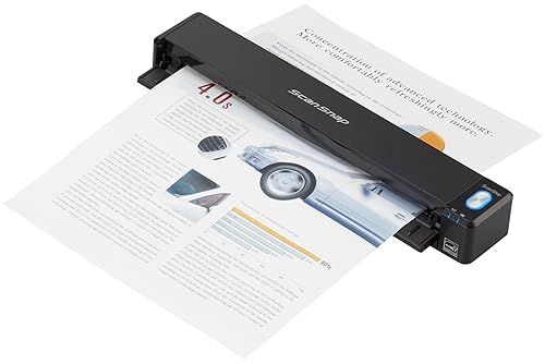 Scansnap Ix100 Wireless Mobile Portable Scanner For Mac Or Pc, Black ...