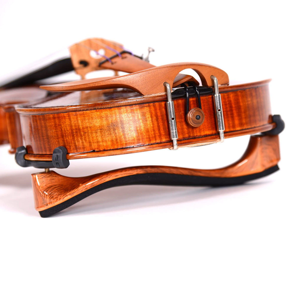 Fiddlerman Light Carbon Fiber Violin Shoulder Rest 4/4 Foam Padding For ...