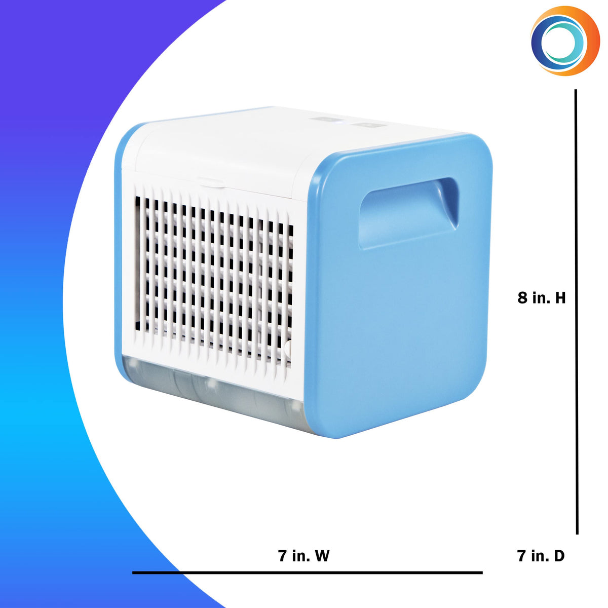 Comfort Zone Czac10Bl 3 Speed Personal Evaporative Air Cooler, Mini Po ...