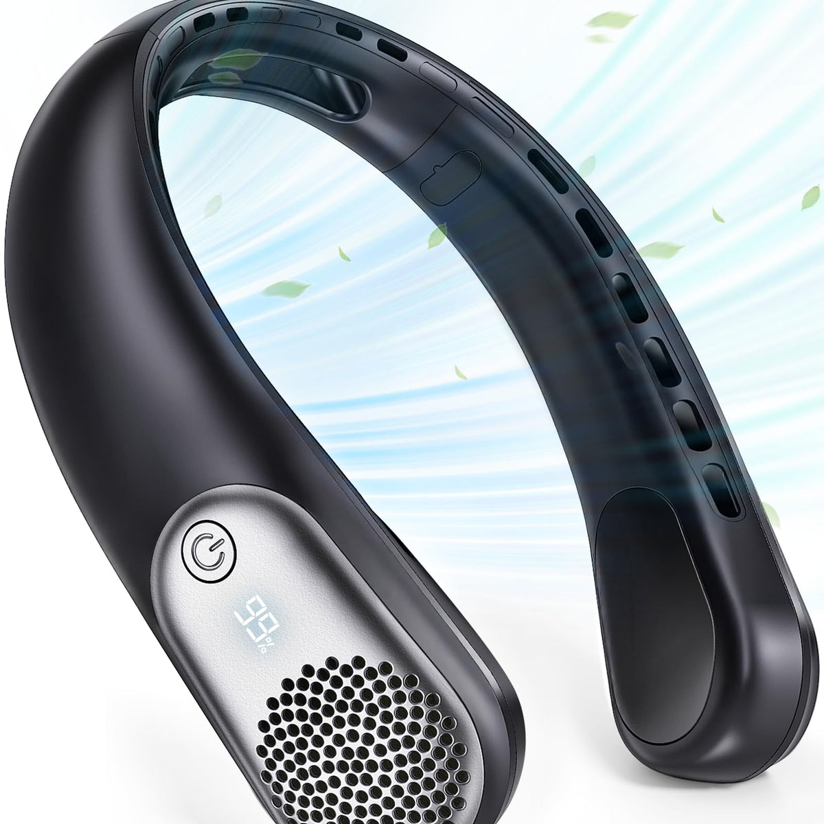 Portable Neck Fans that Blow Cold Air, 3 Speed Settings, Wearable ...