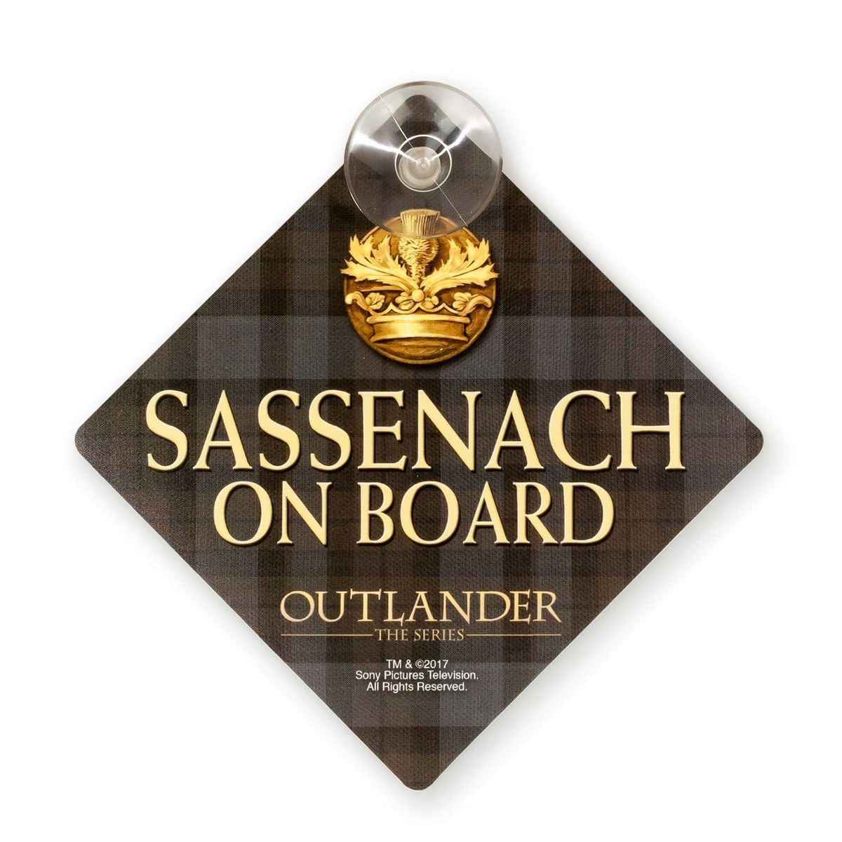 Outlander Sassenach Car Window Sign Official Outlander Decorative Coll ...