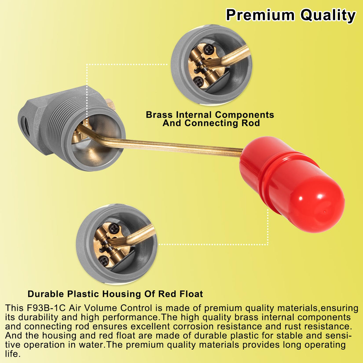 Replacement For F93B 1C Air Volume Controls For Deep Wells, Water Tank ...