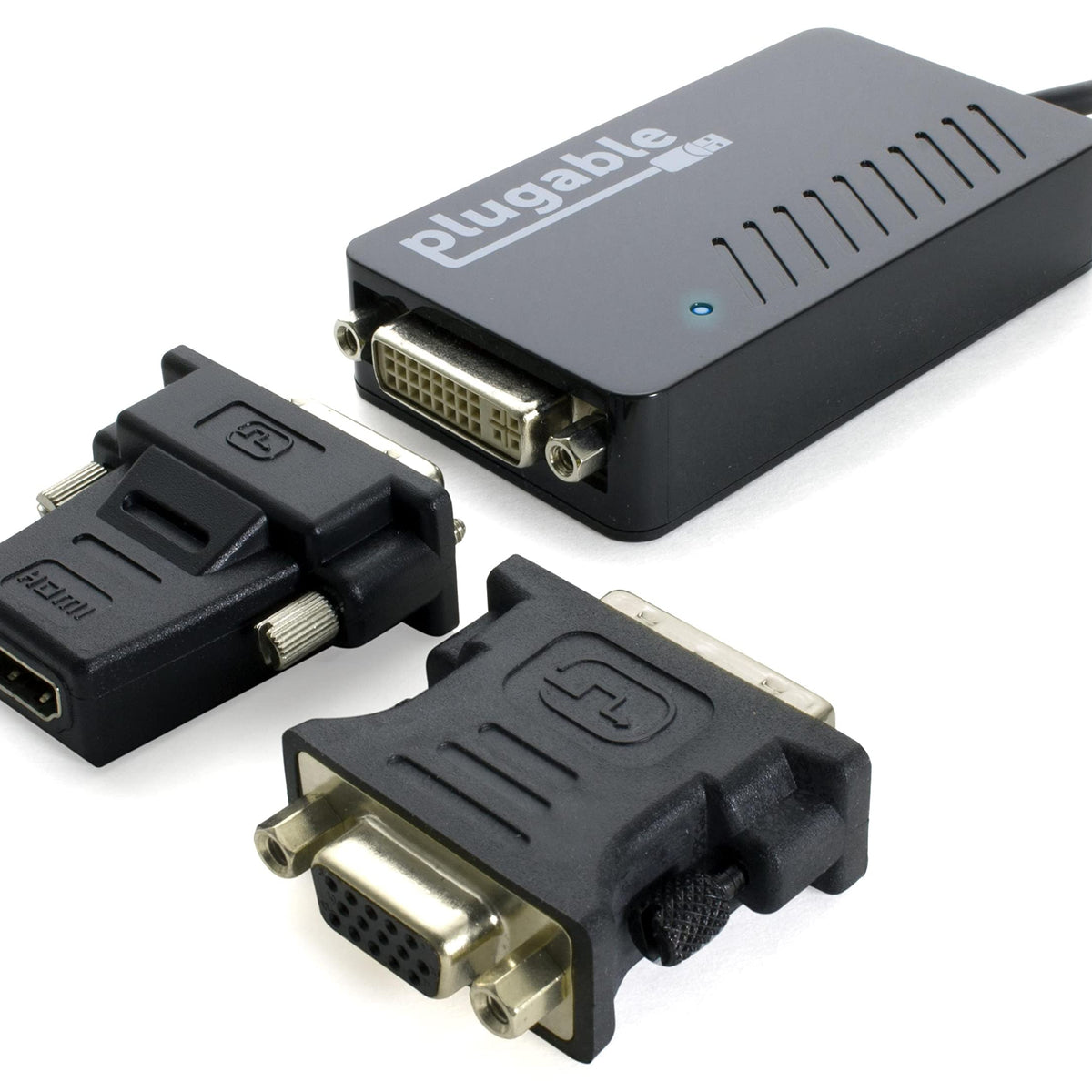 Plugable Usb 3.0 To Dvi/Vga/Hdmi Video Graphics Adapter For Multiple ...