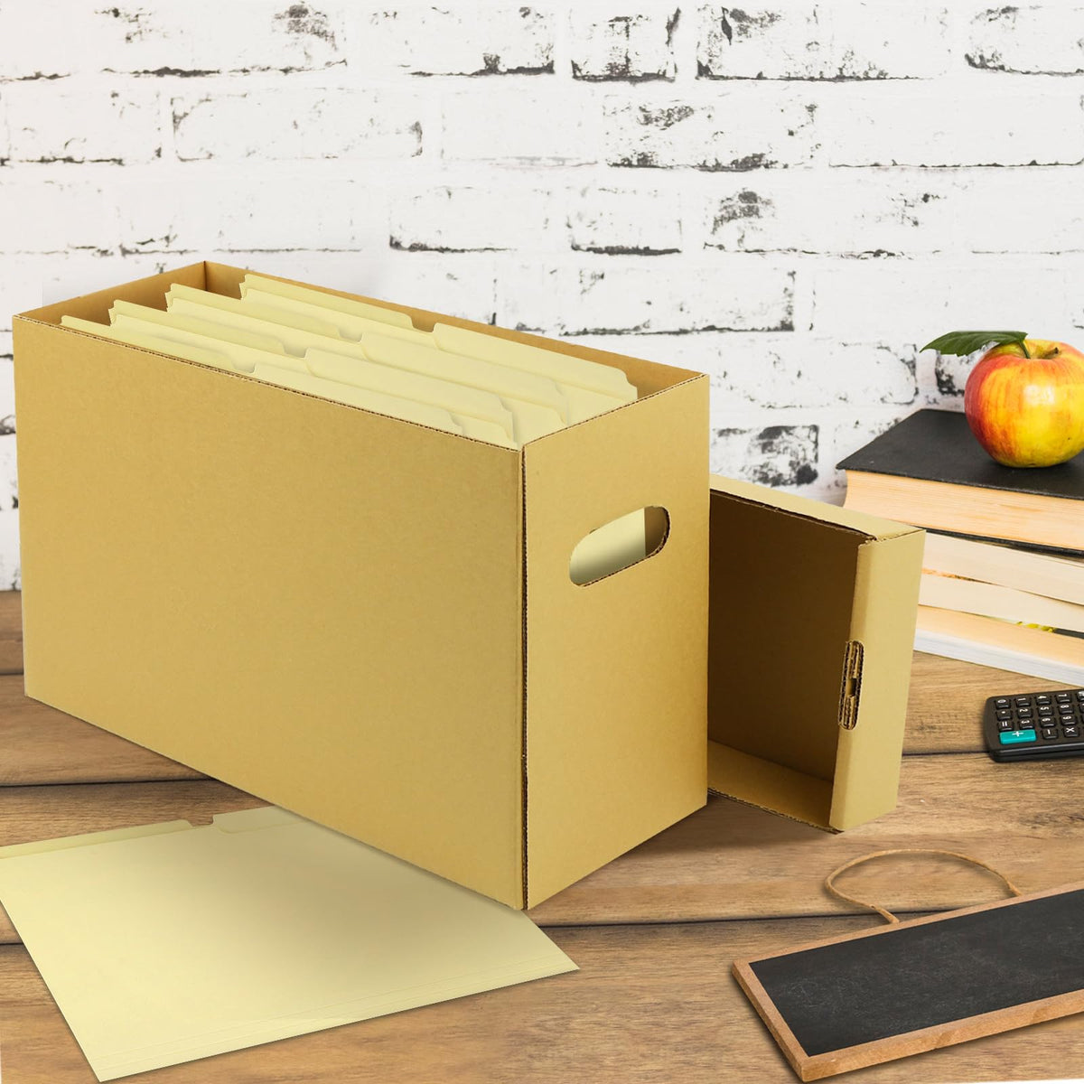 Lineco Archival Record Storage Cartons, Ready To Assemble Filing Boxes ...