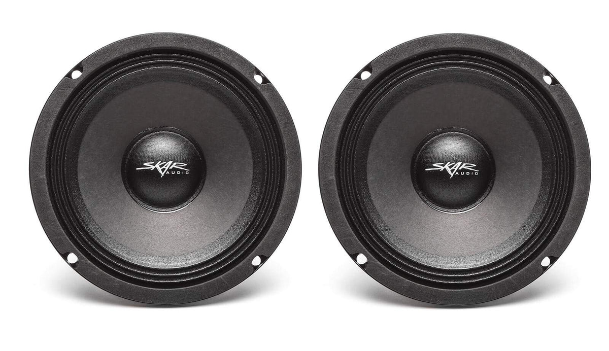 Skar Audio (2) Fsx65 4 (2) Fsx65 4 300 Watt 6.5 Inch 4 Ohm Mid Range L ...