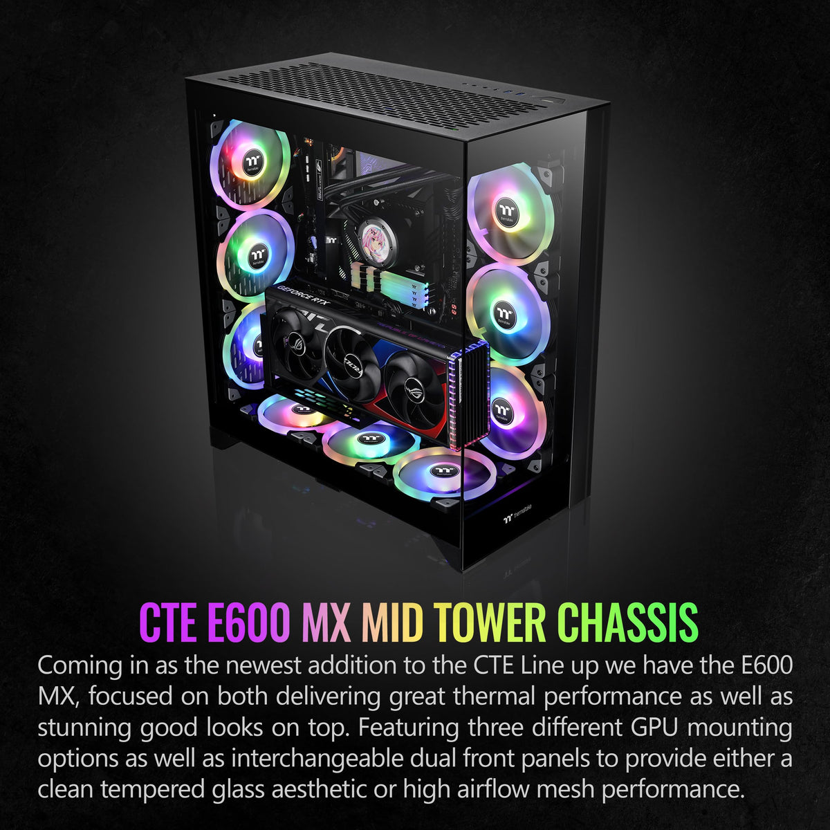 Cte E600 Mx Black Case – Electroeshop