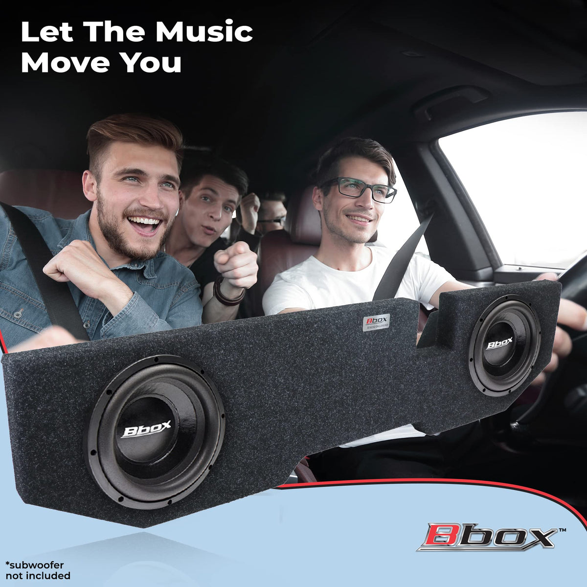 Bbox Dual 12 Inch Subwoofer Sealed Enclosure Fits 2002 2018 Dodge Ram ...