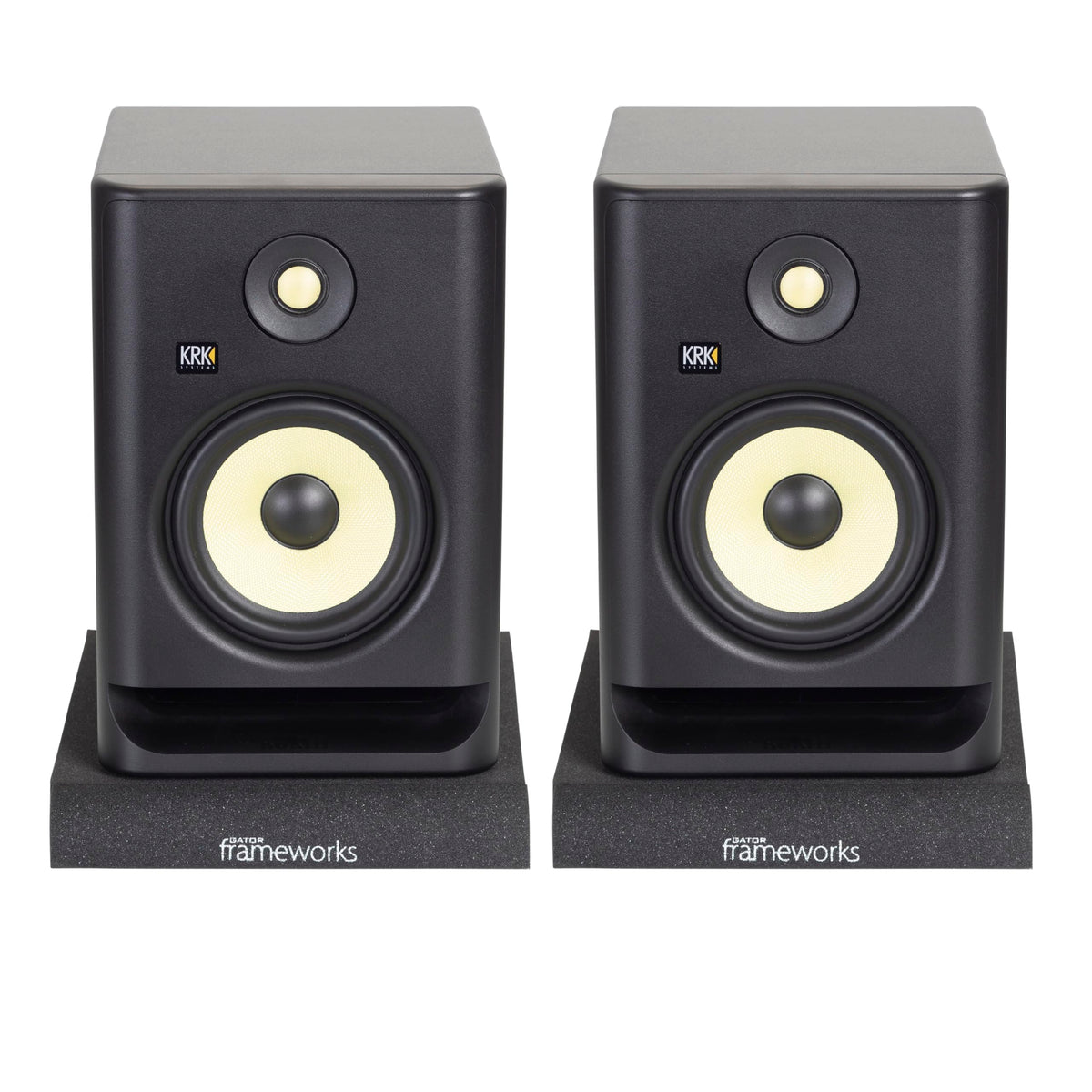 Gator Frameworks Pair of (2) Acoustic Foam Isolation Pads for Studio ...