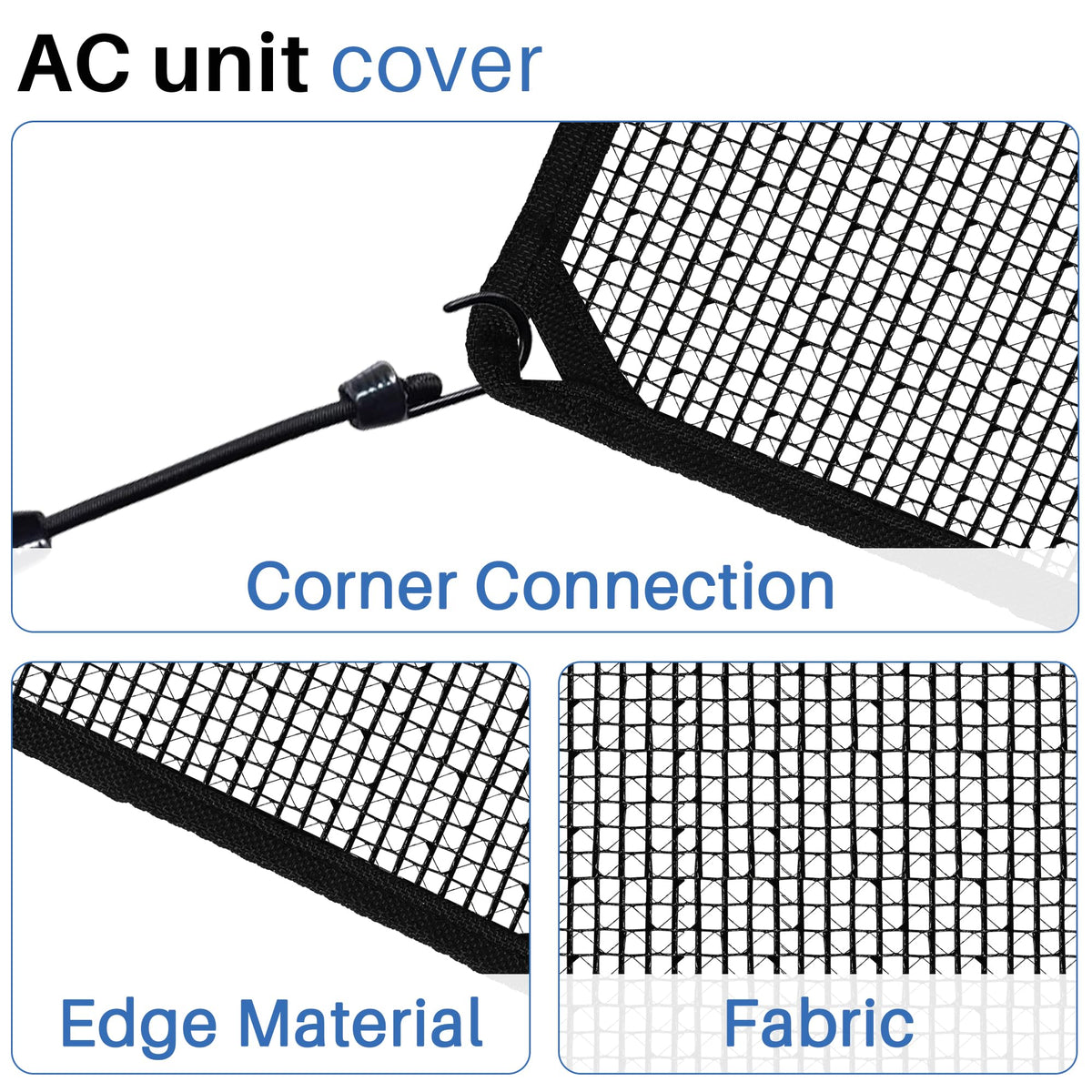 Ecoopts 36''X36'' Air Conditioner Cover Ac Unit Top Mesh Cover For ...