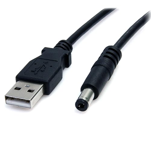 Startech.Com 2M Usb To Type M Barrel Cable Usb To 5.5Mm 5V Dc Cable Us ...