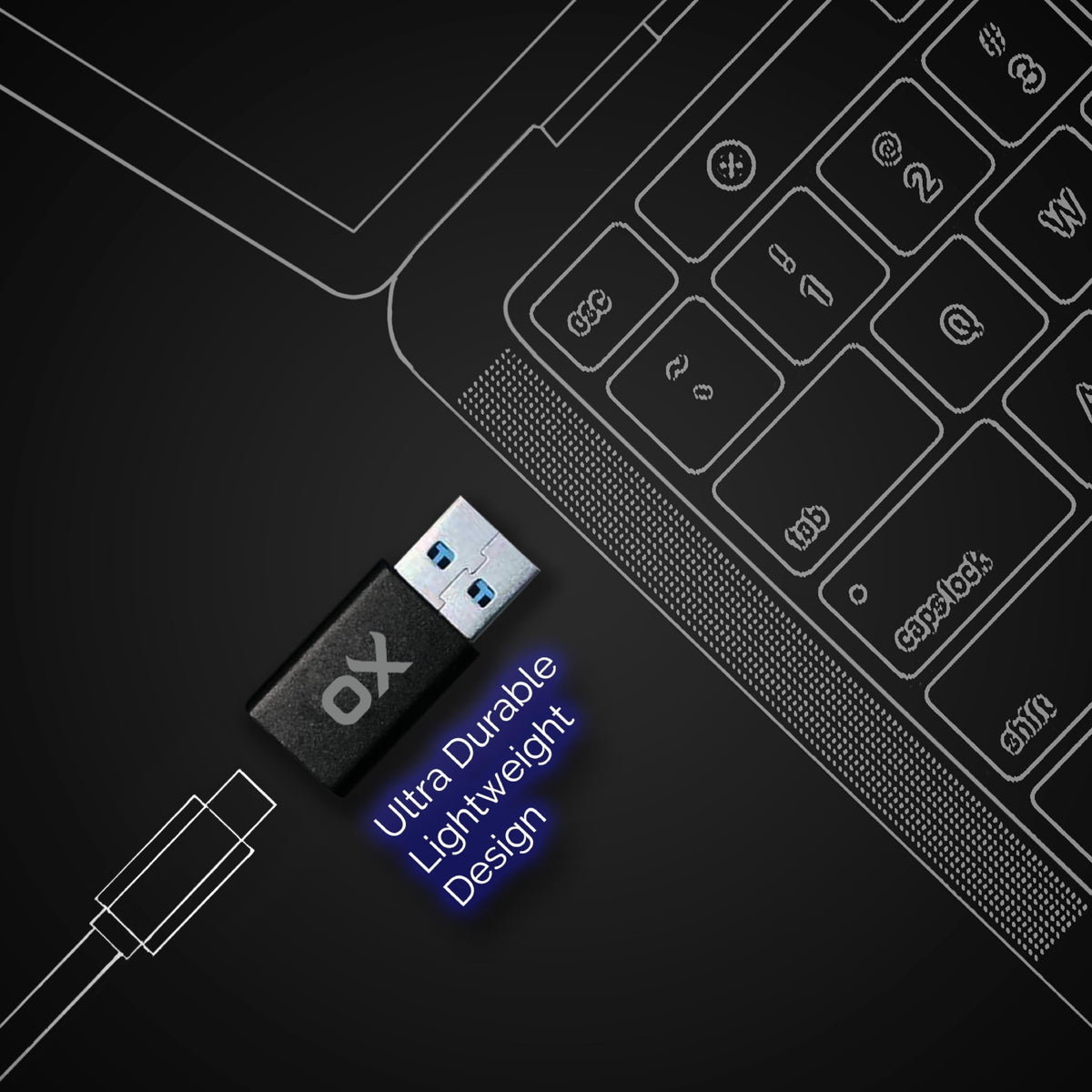 Ox Power [10Gbps] Usb To Usb C Adapter: Small But Mighty! High Speed T ...