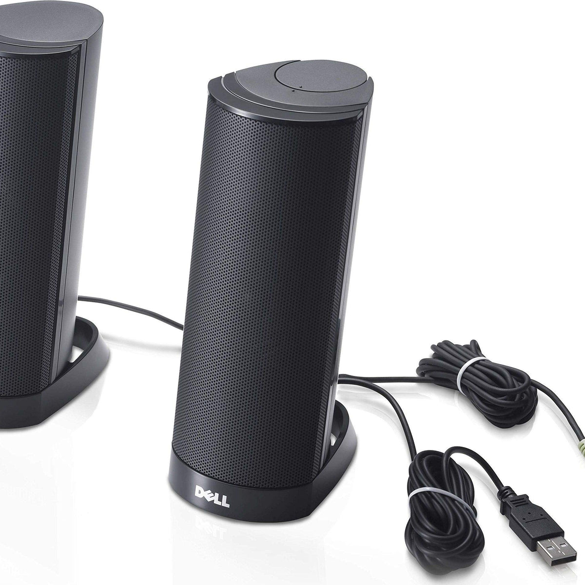 Dell AX210 USB Stereo Speaker System - Black, Compact Design, High-Qua ...