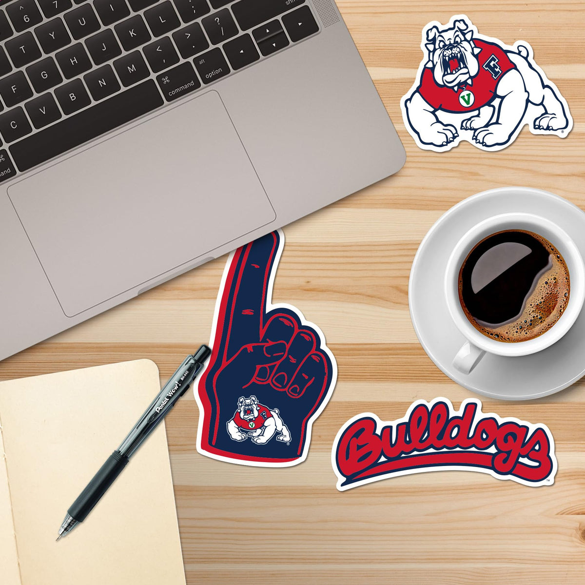 Fresno State University 9Ct Vinyl Large Deluxe Stickers Variety Pack L ...