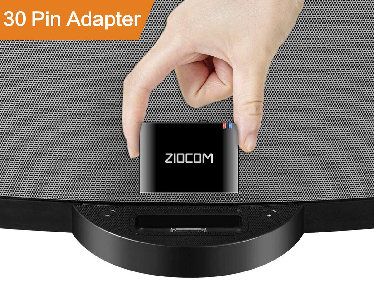 Ziocom 30 Pin Bluetooth Adapter Receiver For Bose Ipod Iphone Sounddoc ...