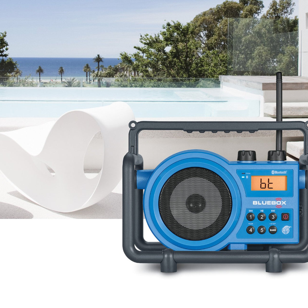 Sangean Bb 100 Bluebox Am/Fm Ultra Rugged Digital Receiver With Blueto ...