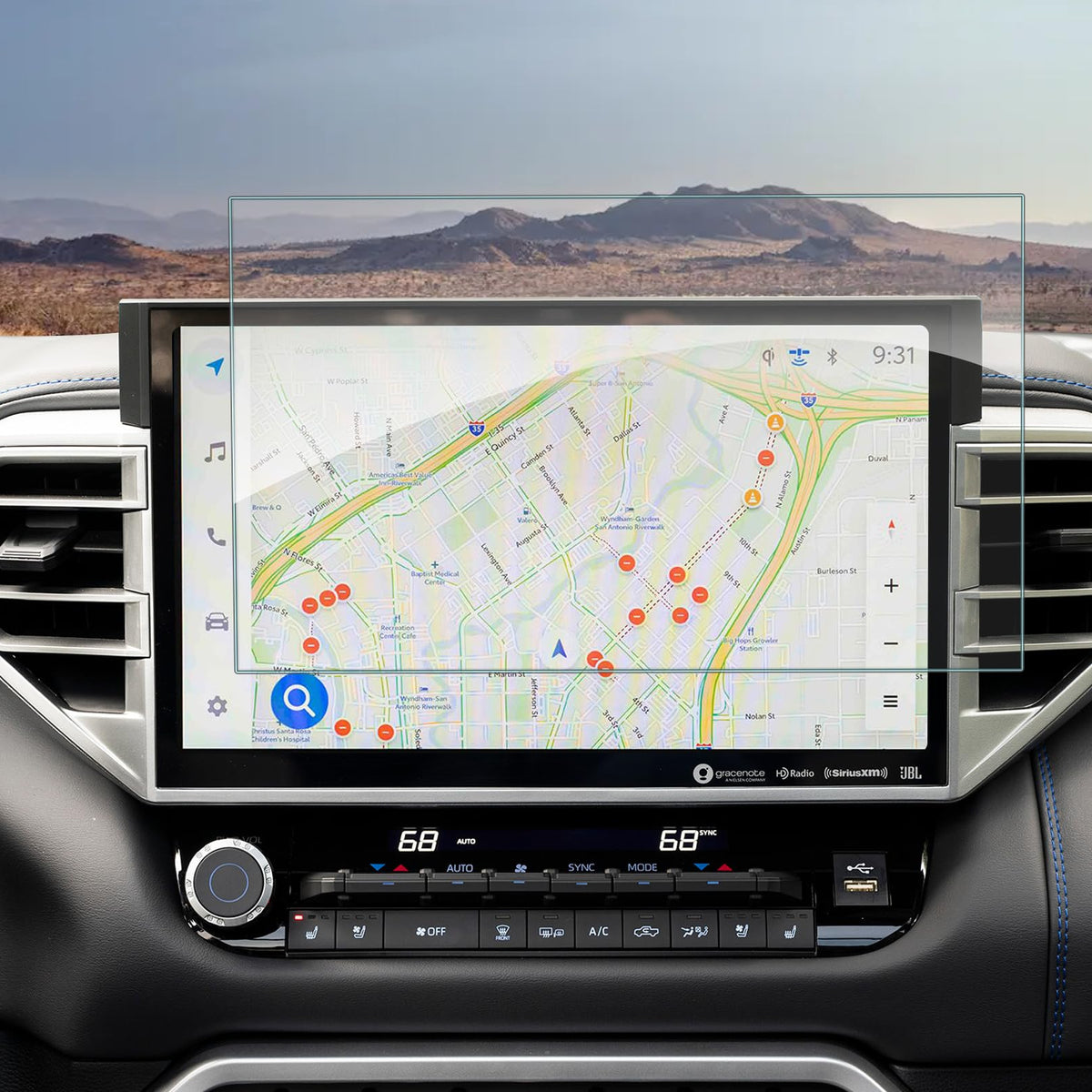 Shaohao 2Pcs For 2024 2025 Toyota Tundra Screen Protector Matte For 20 ...