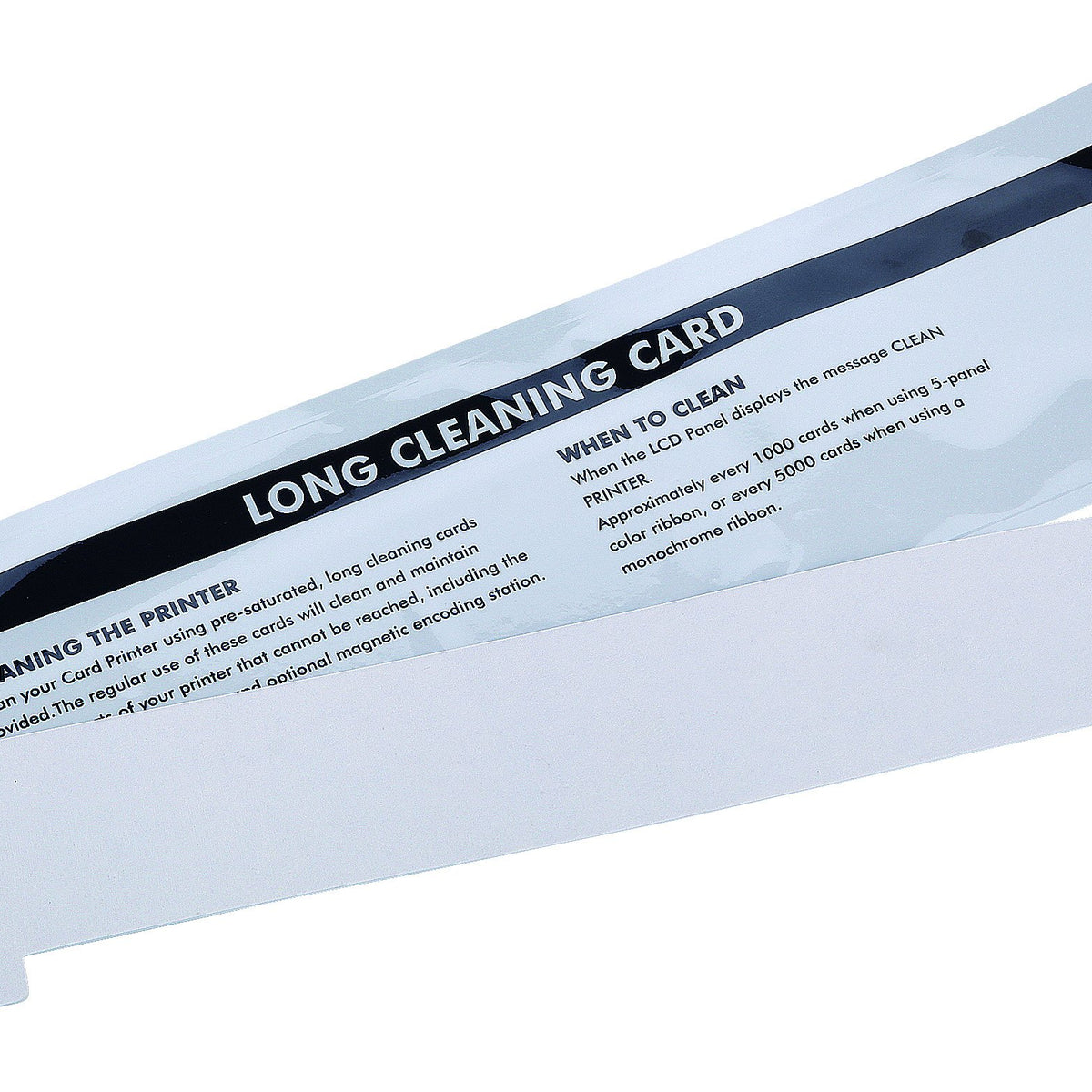 Cleanmo Cleaning Card Kit For Badgy 200/100 Id Card Printer, A Set Of ...