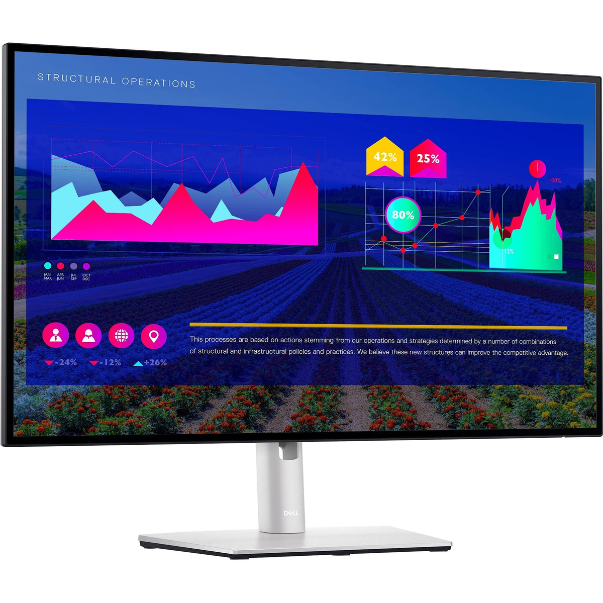 Dell U2722D - 27-inch QHD (2560 x 1440) 16:9 UltraSharp Monitor with ...