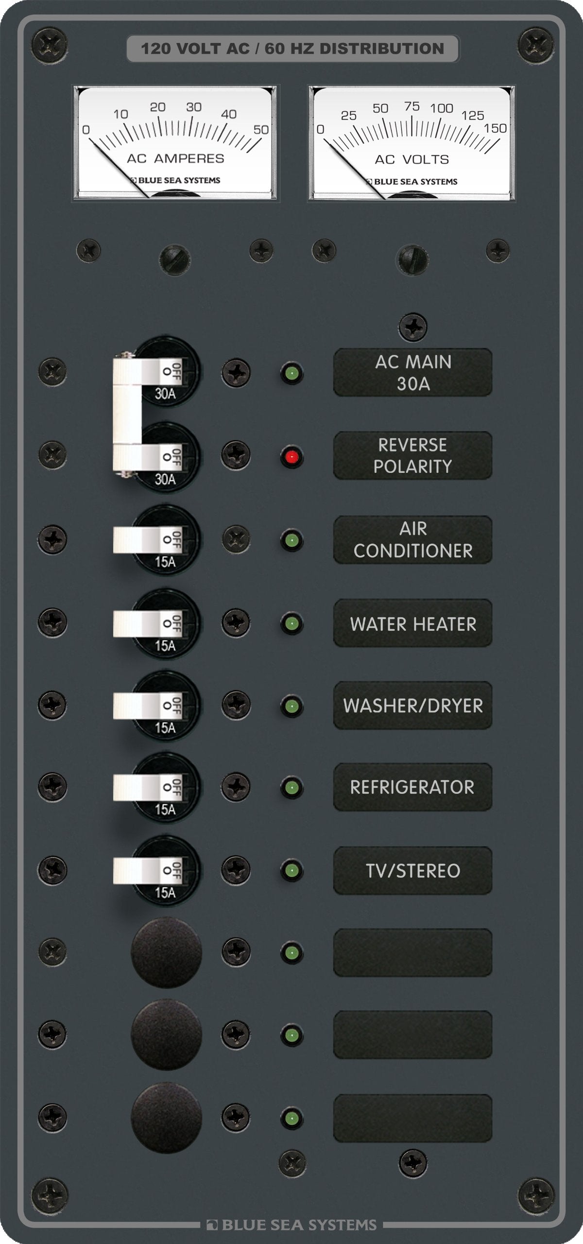Blue Sea Systems 8074 Ac Main + 8 Positions – Electroeshop