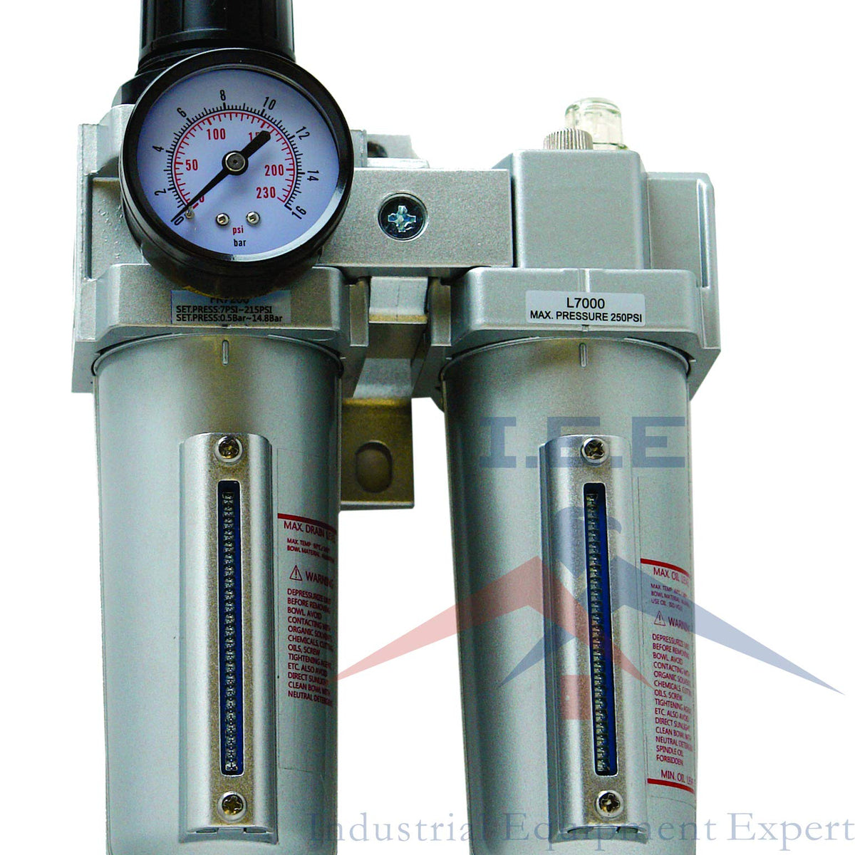 3/4'' Compressed Air Moisture Filter Regulator Oiler Separator ...
