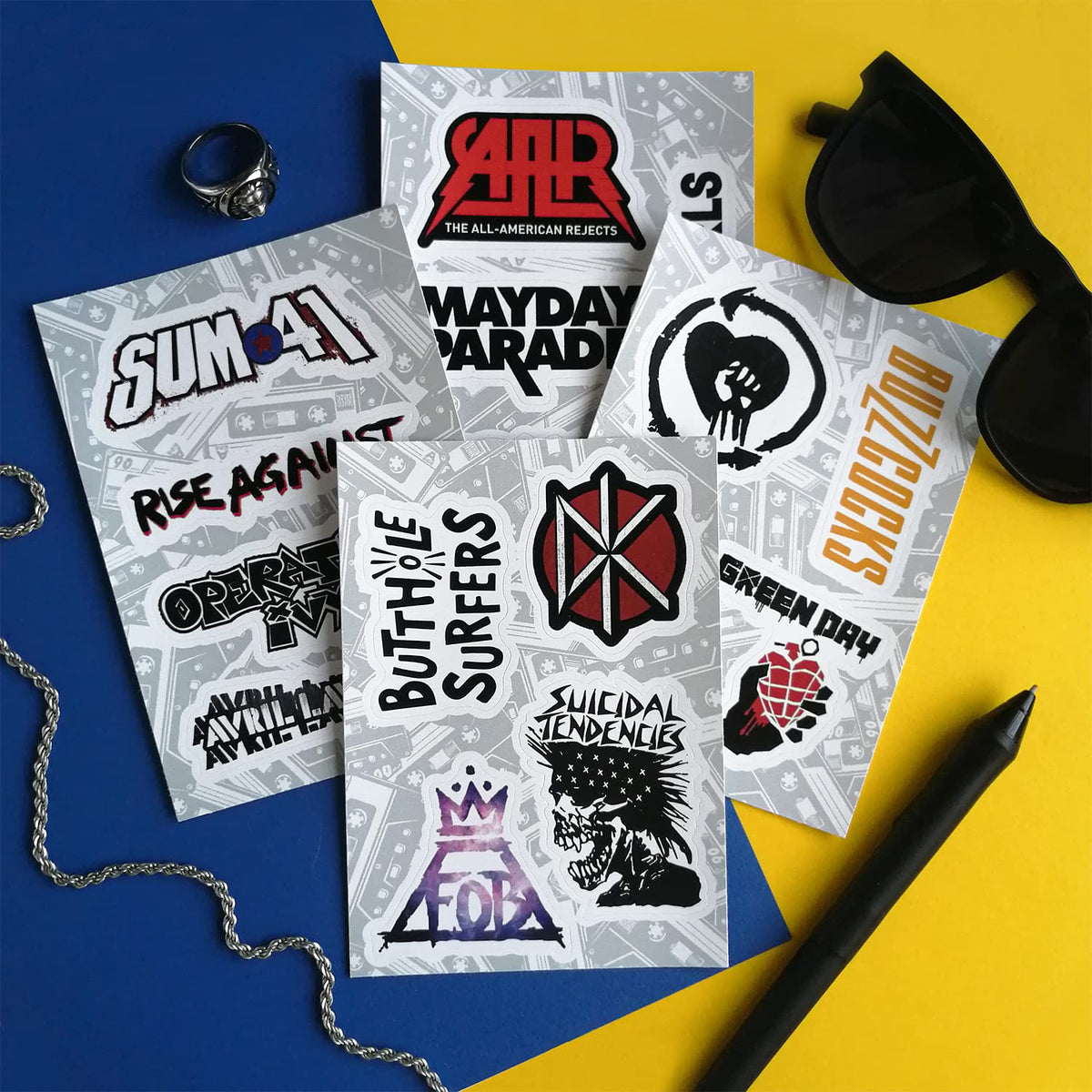 Punk Rock Stickers Band Stickers For Adults, Self Adhesive And Waterpr ...