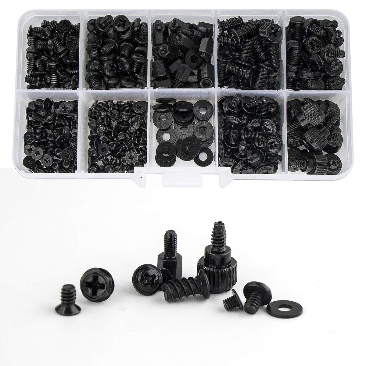 Vapker 420Pcs Computer Screw Set Pc Motherboard Screws Spacers For ...