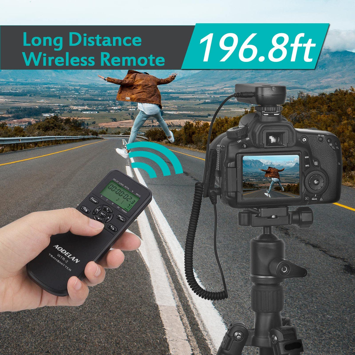 Wireless Shutter Camera Remote Intervalometer Timer Compatible With So ...