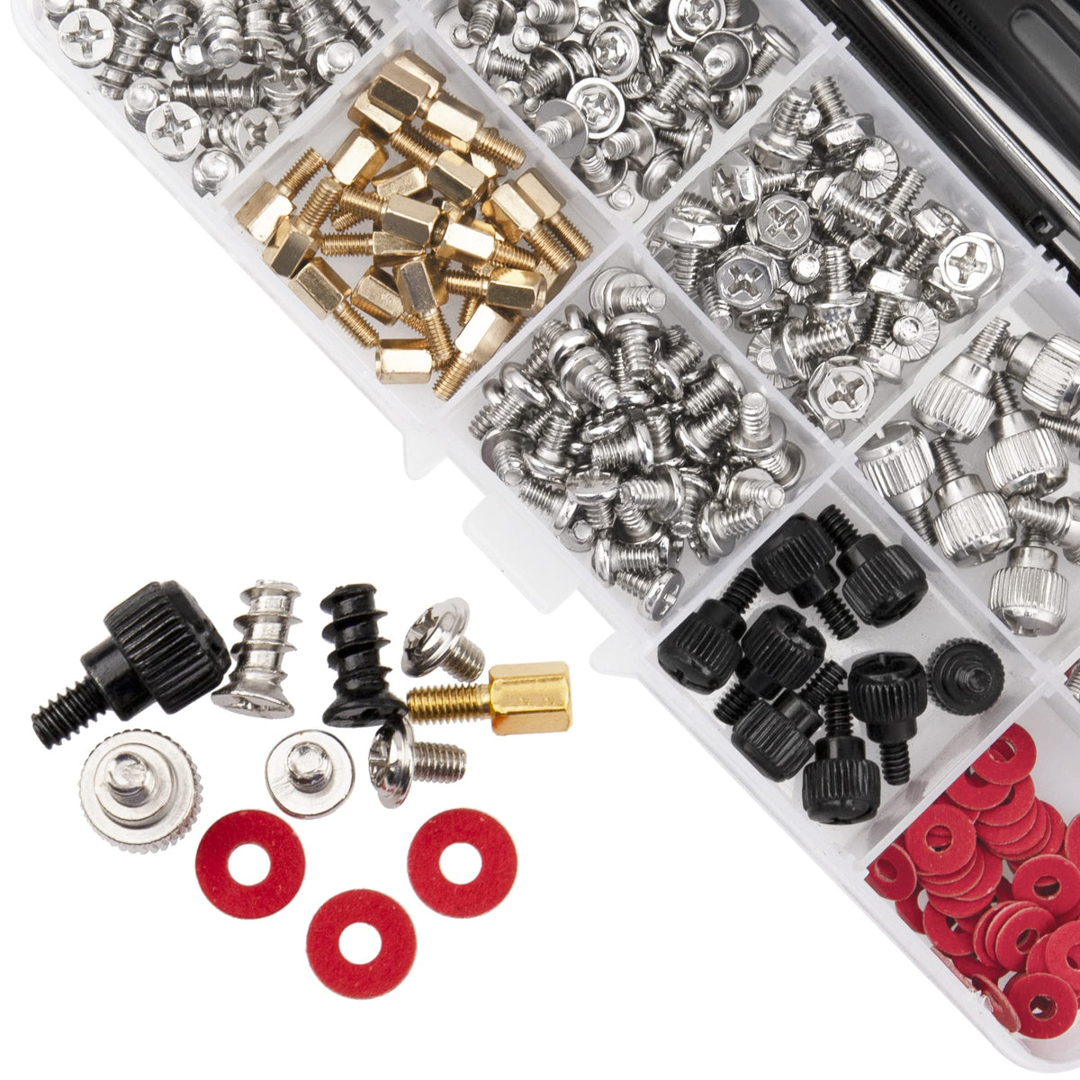 Rrina 363Pcs Computer Screw Standoffs Assortment Kit For 2.5In Ssd Hard ...