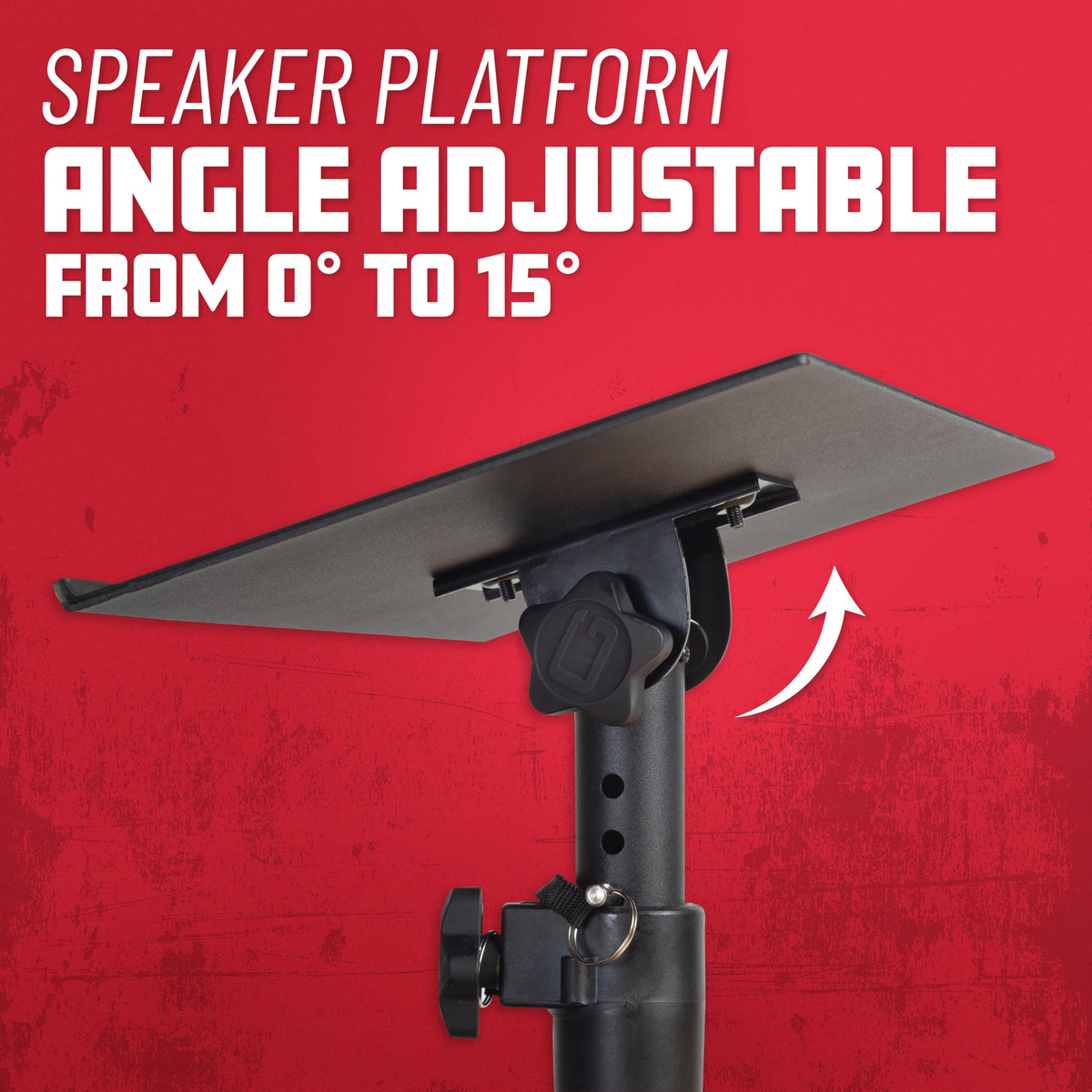 Gator Frameworks Desktop Clamp-On Studio Monitor and Speaker Stand ...