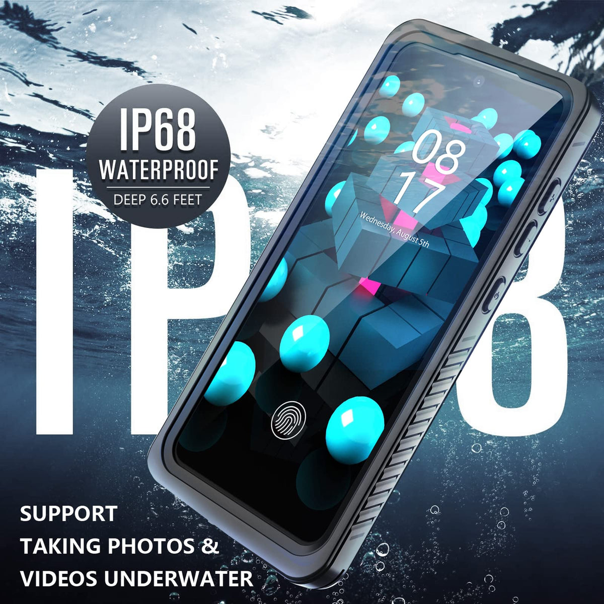 Nineasy For Samsung Galaxy S21 Fe Case Waterproof, 360 – Electroeshop
