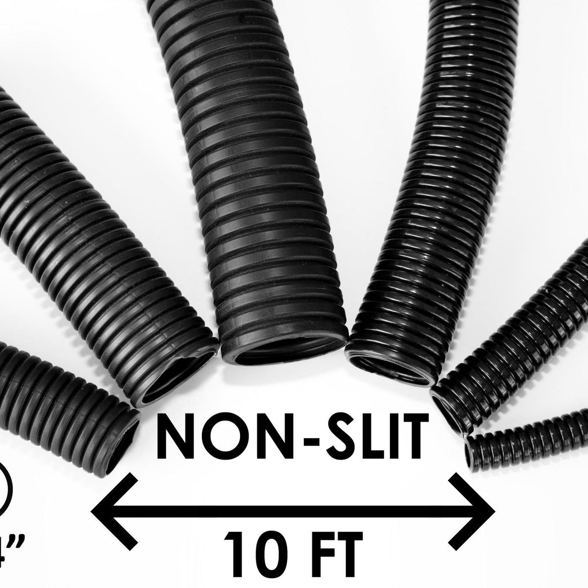 3/8'' Wire Loom Non Slit Polyethylene Corrugated Flexible Innerduct Co ...