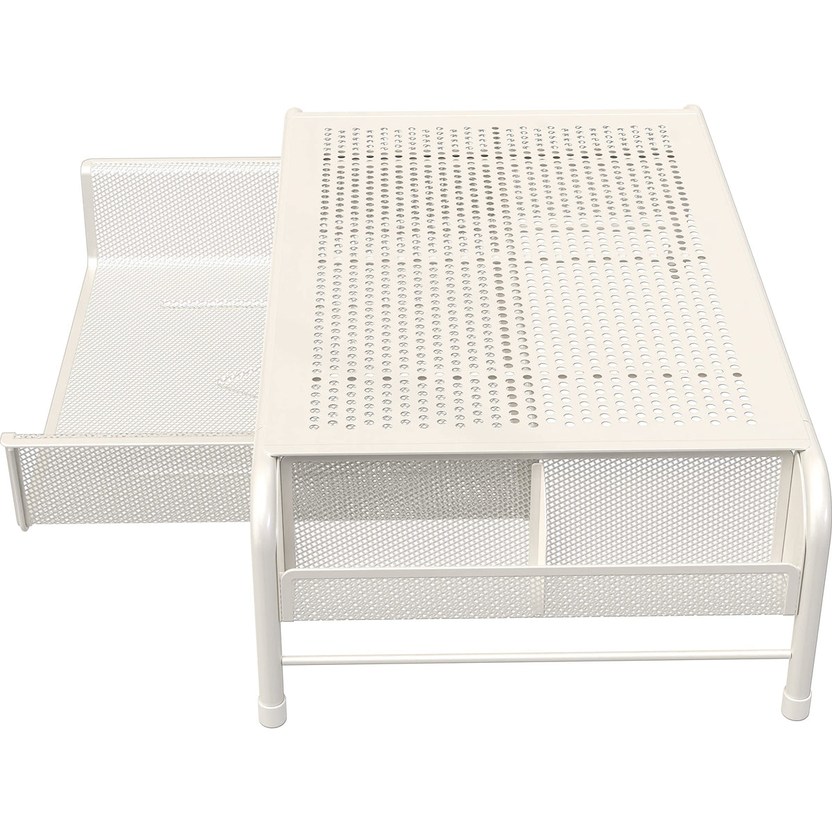 Simple Houseware Metal Desk Monitor Stand Riser With Organizer Drawer ...