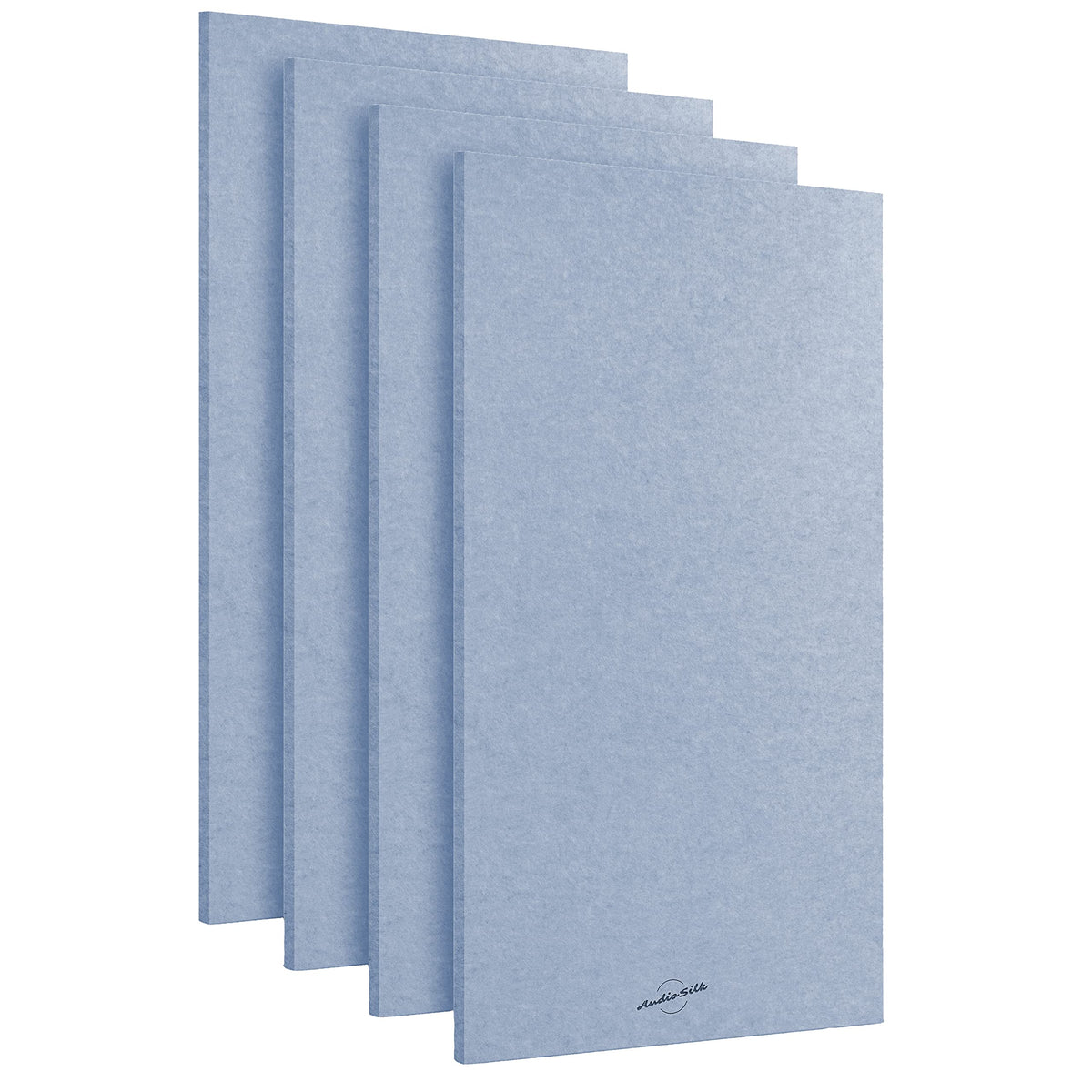 AudioSilk Acoustic Panels, 4 Pack ROOM KIT, Large, 46 x 23, Pale Blue ...