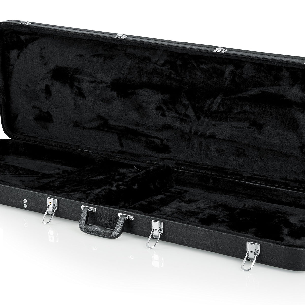 Gator Cases Hard Shell Wood Case For Electric Bass Guitars; Fits Fende ...