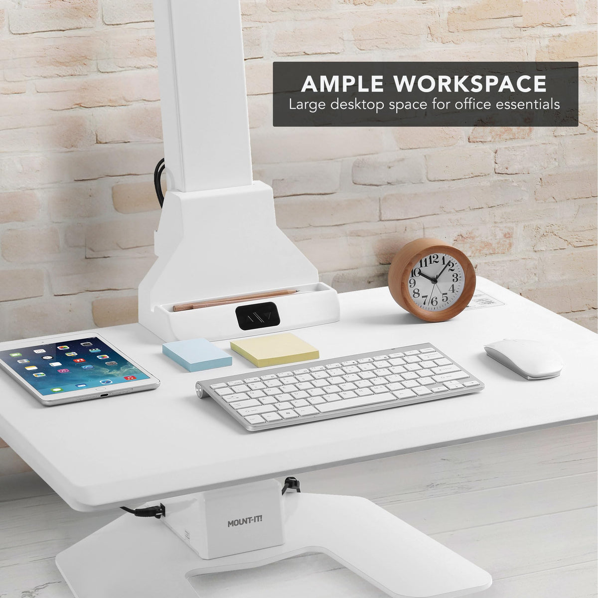 Mount-It! Electric Standing Desk Converter, Adjustable Tabletop Sit ...