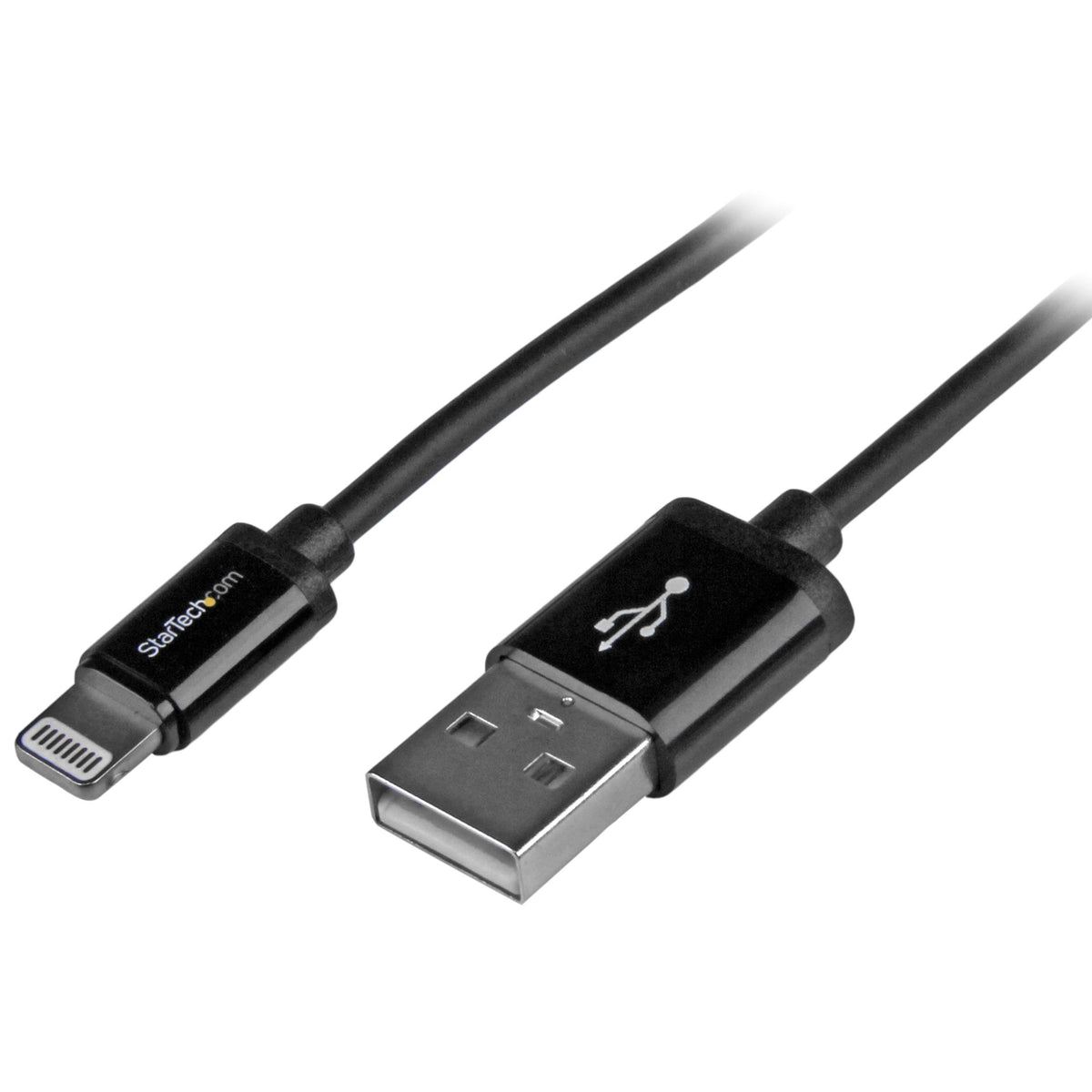 Startech.Com 1M (3Ft) Black Apple 8 Pin Lightning Connector To Usb Cab ...