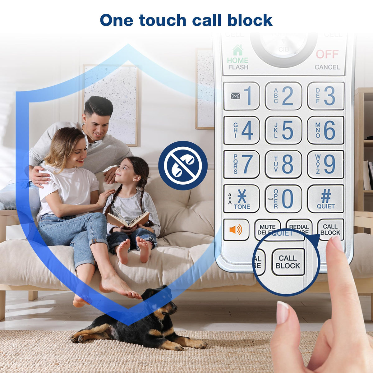 Vtech Is8151 5 Super Long Range 5 Handset Dect 6.0 Cordless Phone For ...