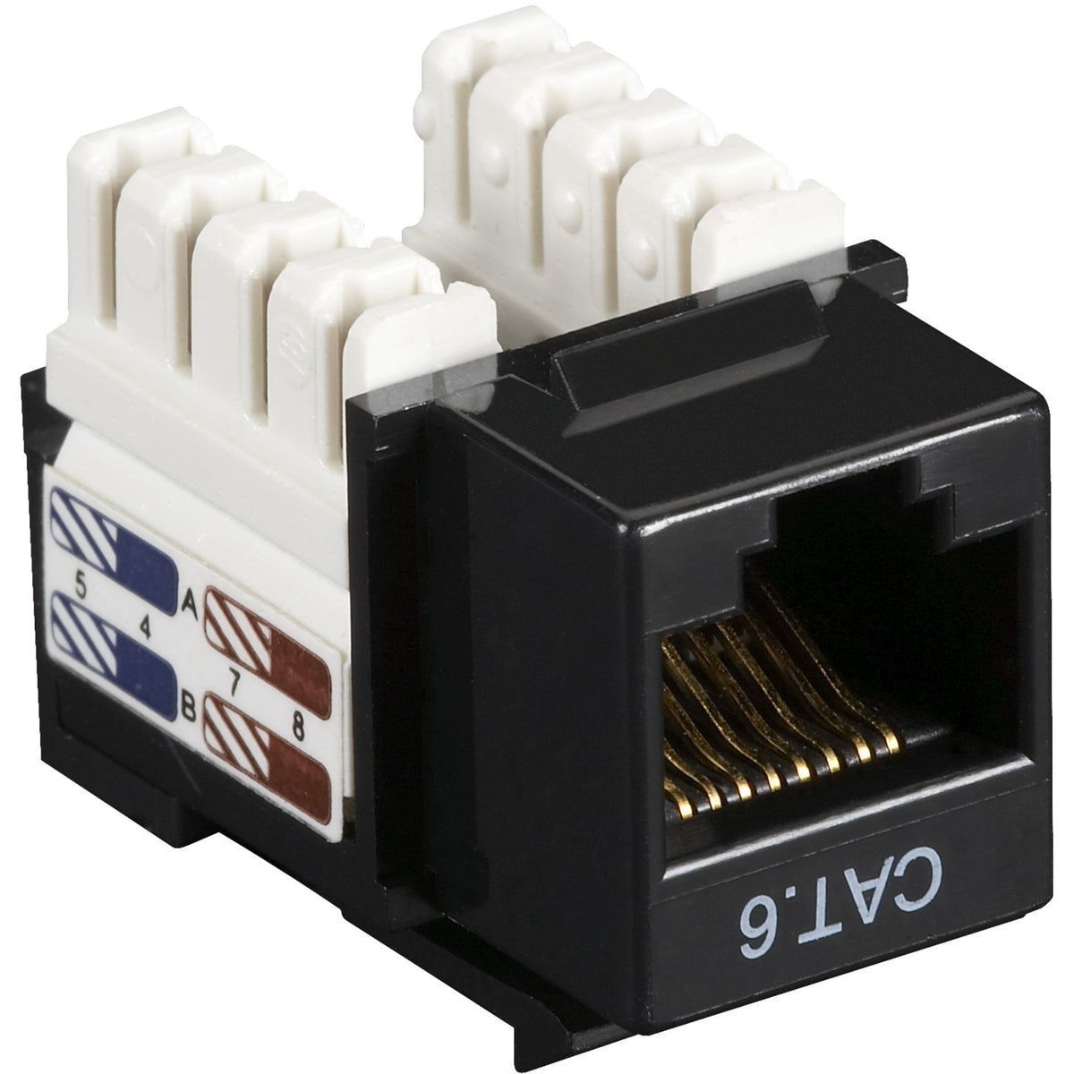 Black Box Cat6 Value Line Keystone Jack, Black, 25-Pack – Electroeshop