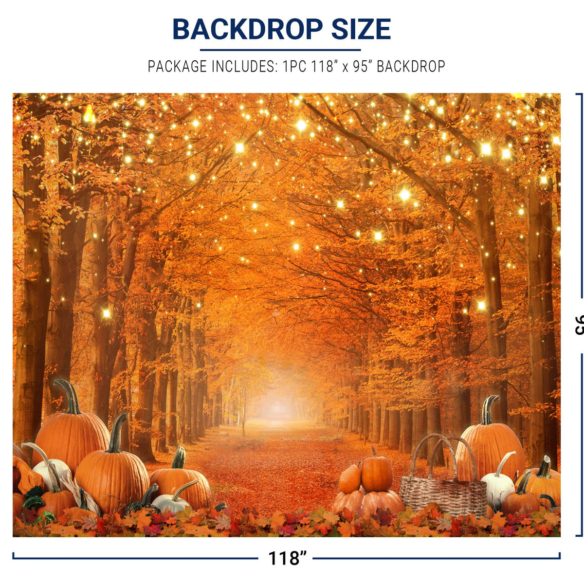 Allenjoy 10 X 8 Ft Fall Photography Backdrop Thanksgiving Party Suppli ...