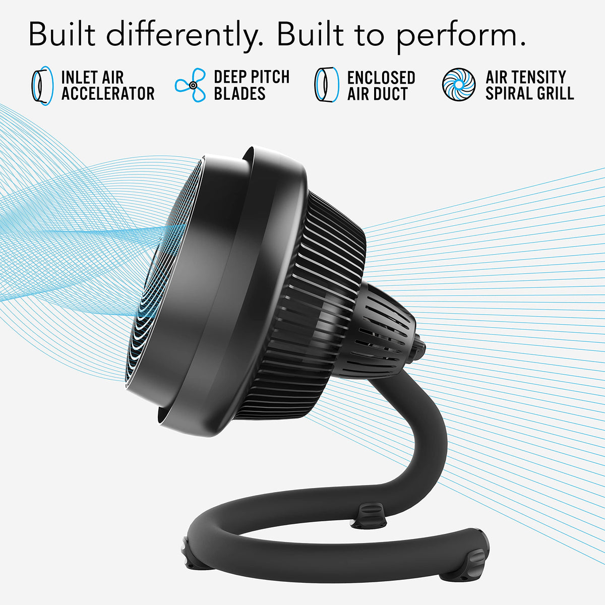 Vornado 723 Full Size Whole Room Air Circulator Fan,Black,Large ...