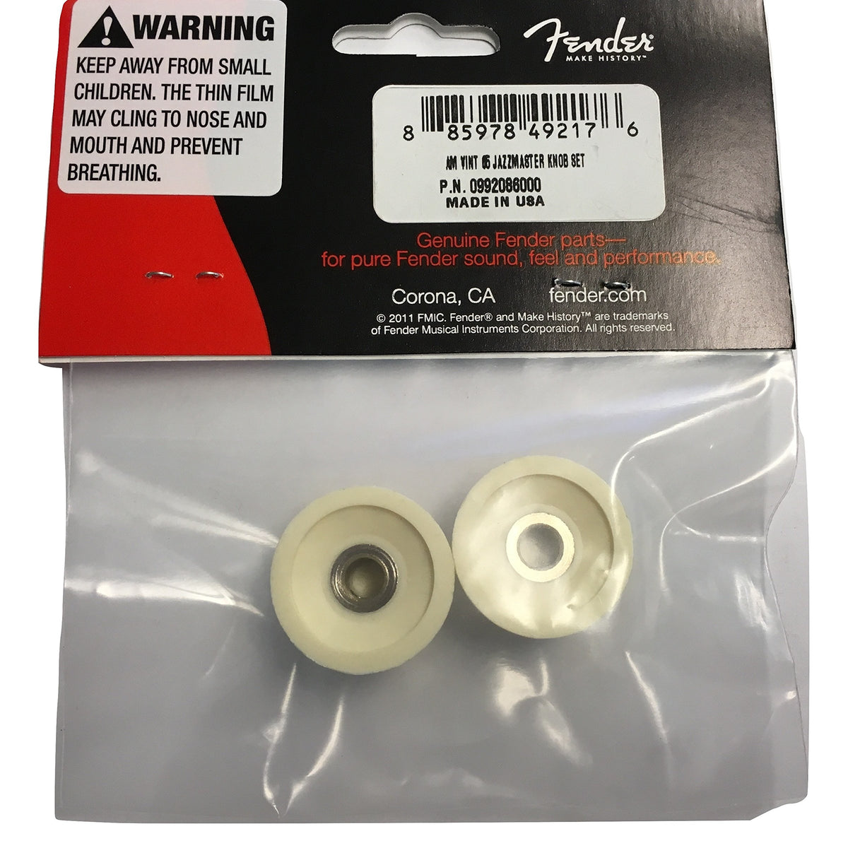 Fender Pure Vintage American 65 Jazzmaster Knob Set – Electroeshop