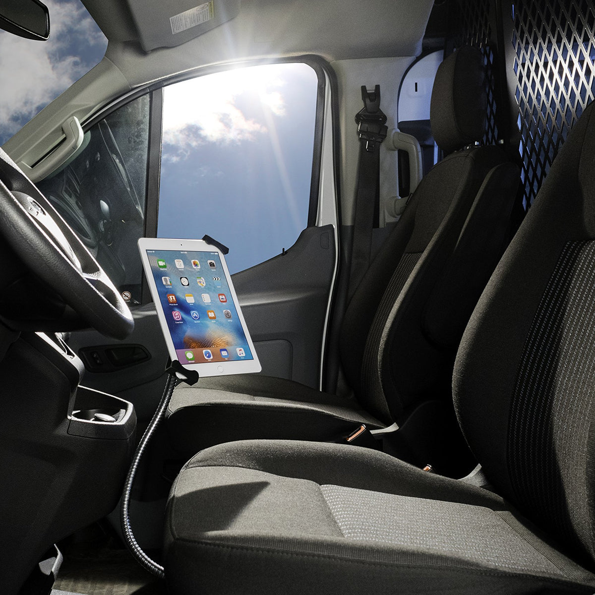 CTA Digital: Anti-Theft Tablet Holder, Gooseneck, No-Drill, Seat Rail ...