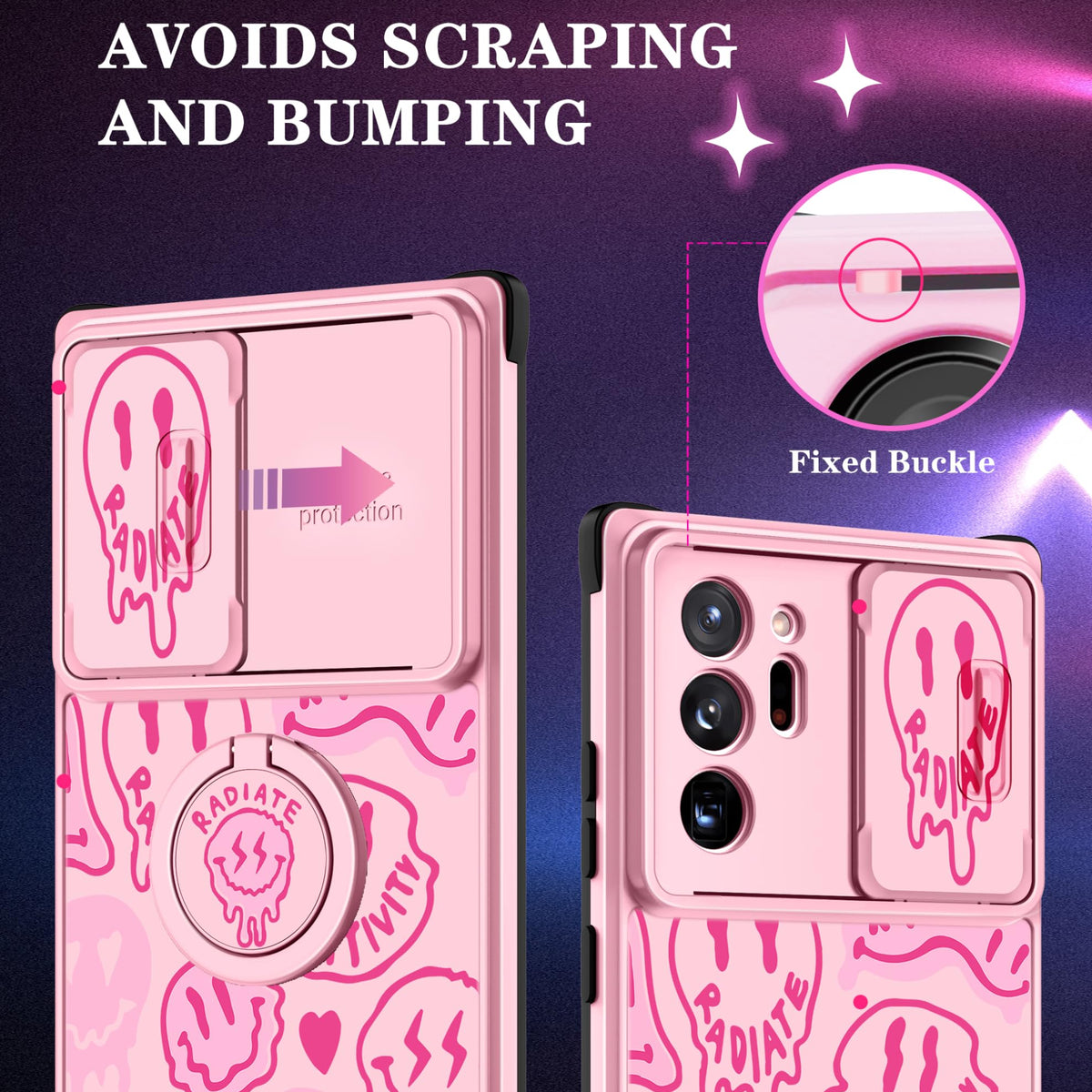 Goocrux (2In1 For Samsung Galaxy Note 20 Ultra Case Cute Smiley Face F ...