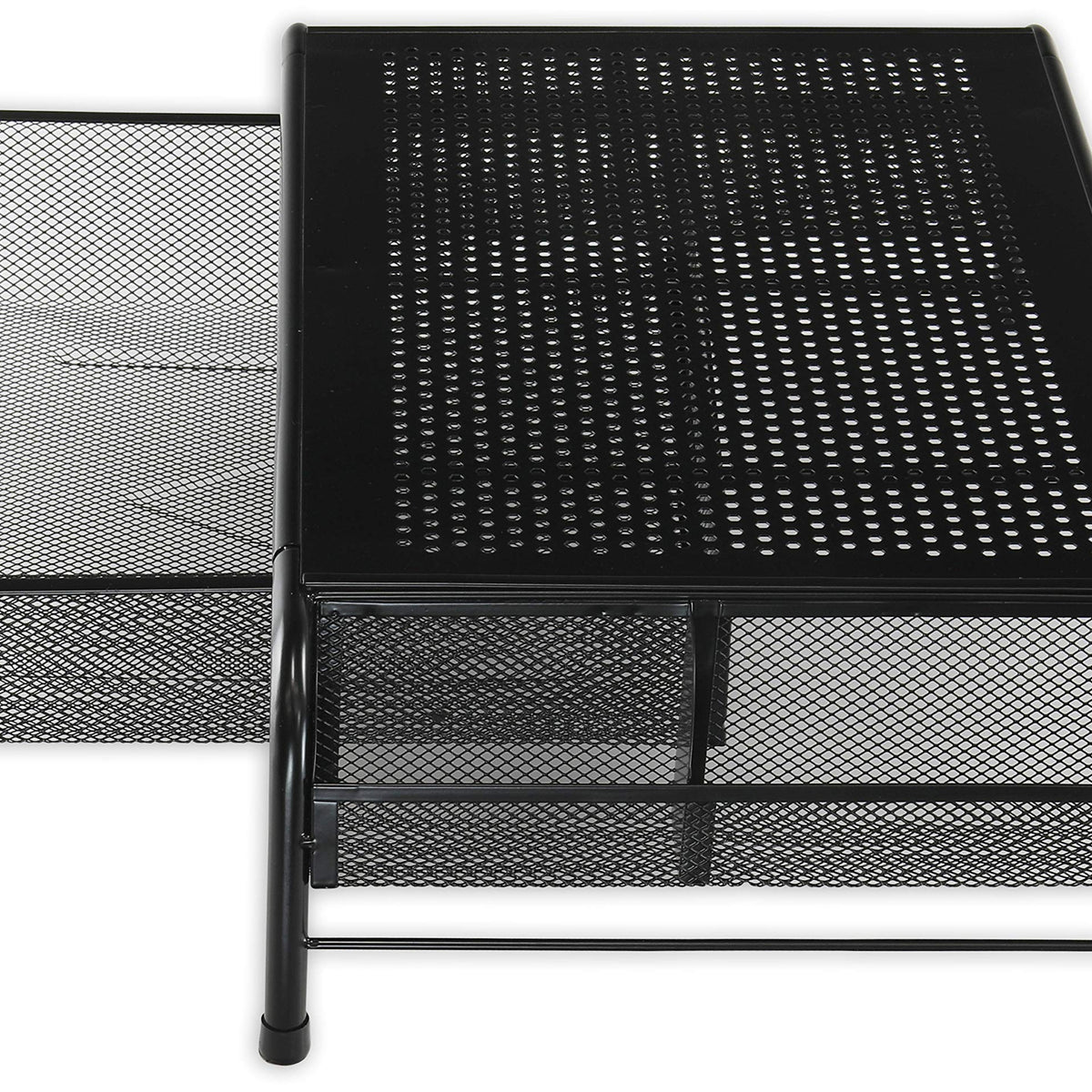 Simple Houseware Metal Desk Monitor Stand Riser With Organizer Drawer ...